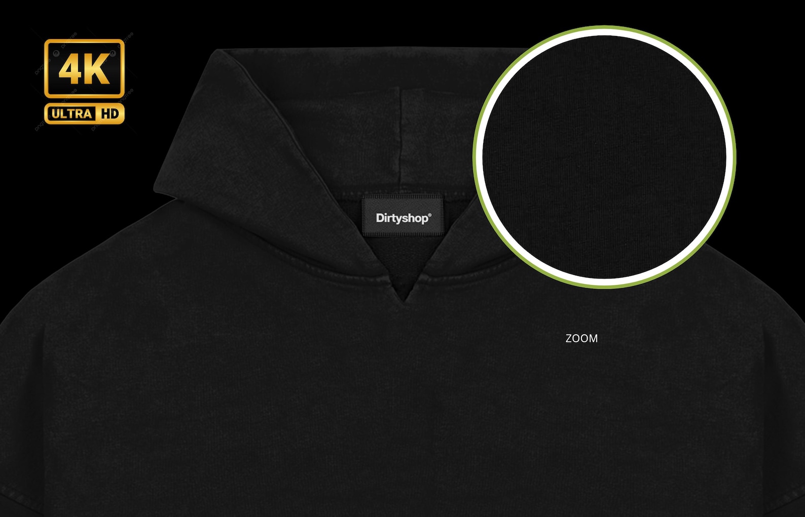 Hoodie Mockup 4K | Label Brand | Washed Effect | Front and Back ...