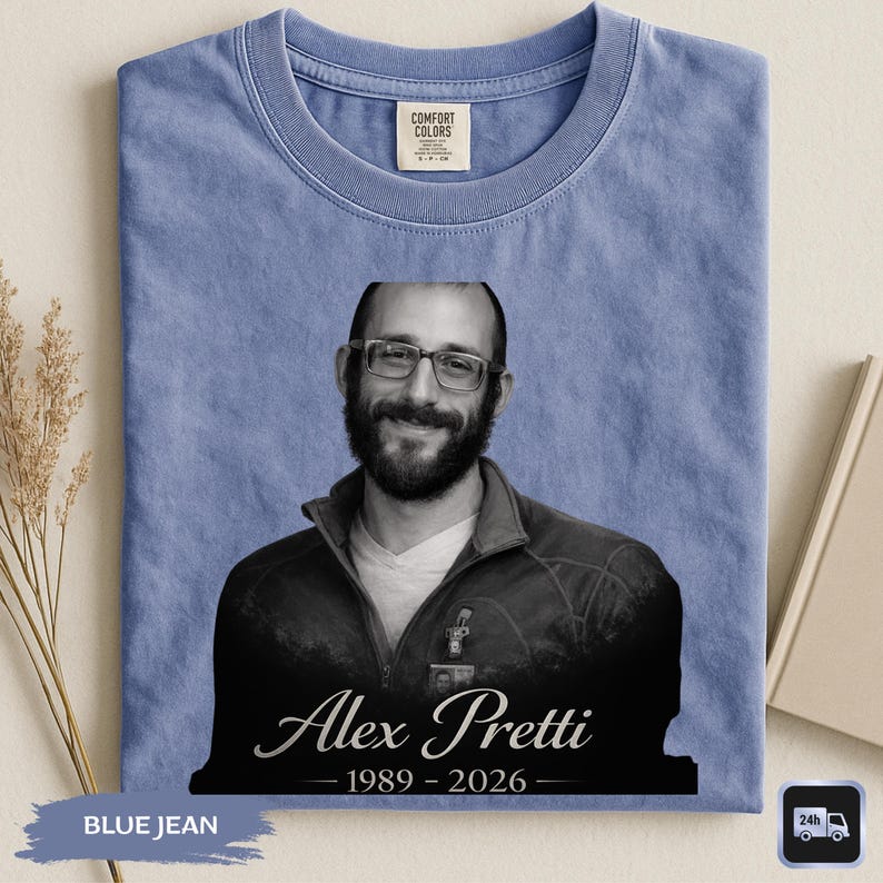 Alex Jeffrey Pretti Memorial Shirt, Stand Minneapolis Protest Tshirt ...