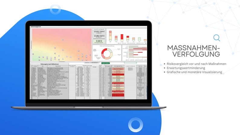 Risk Management Excel Template Quality & Process Management ISO9001 ...