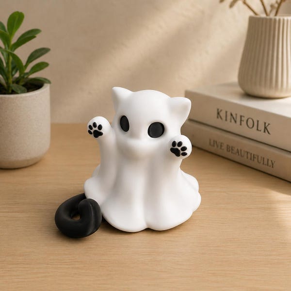 Ghost Meow - Etsy UK