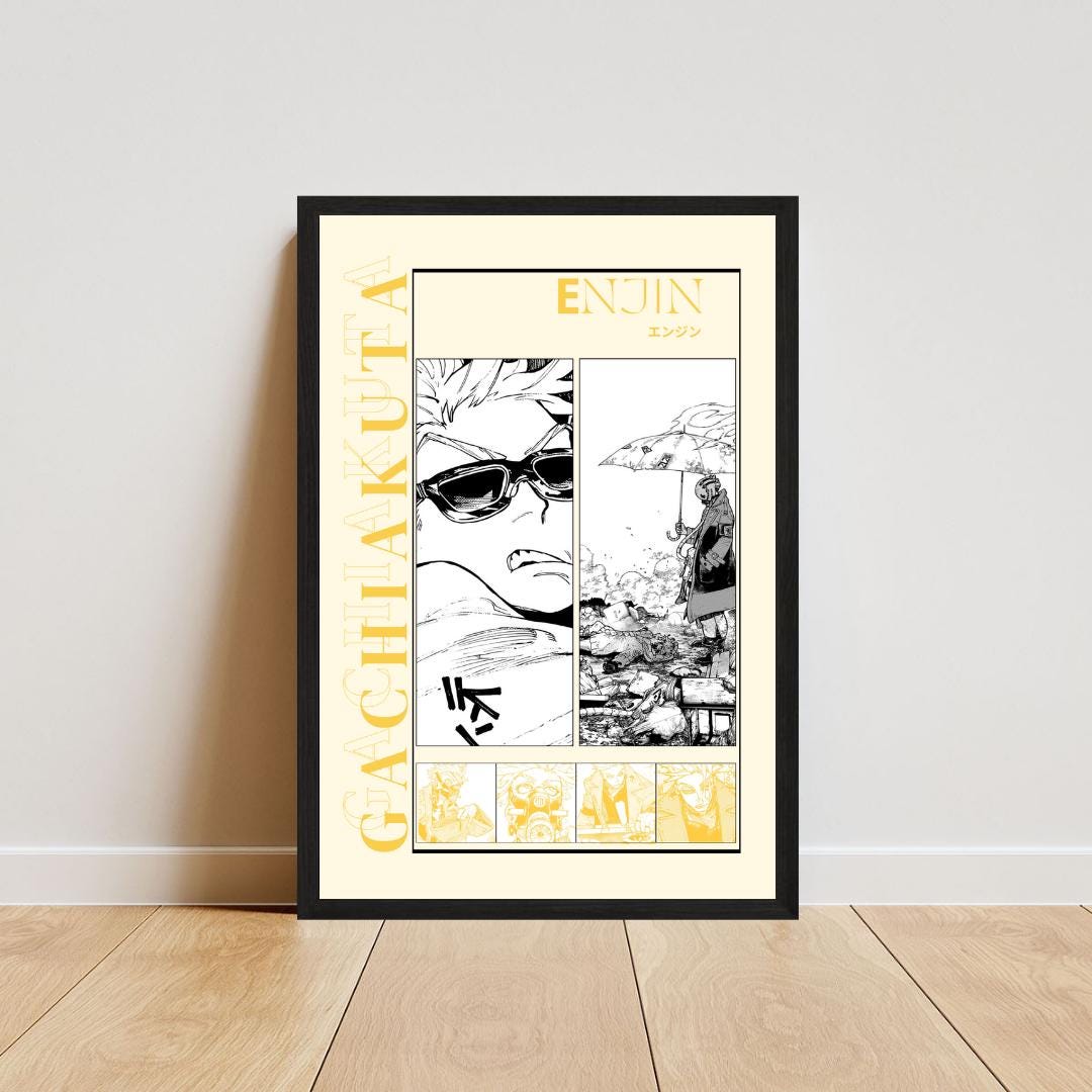 Gachiakuta Anime Poster, Minimalist Art, Anime Decoration Poster ...