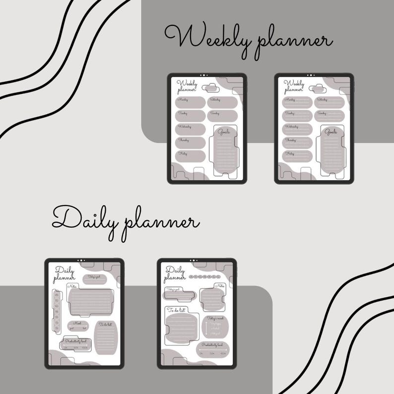 2026 Minimalist Planner | Daily, Weekly, Monthly (printable PDF) - Etsy