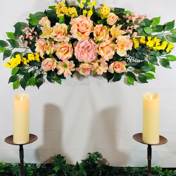 Wedding Swag Yellow Rose - Etsy