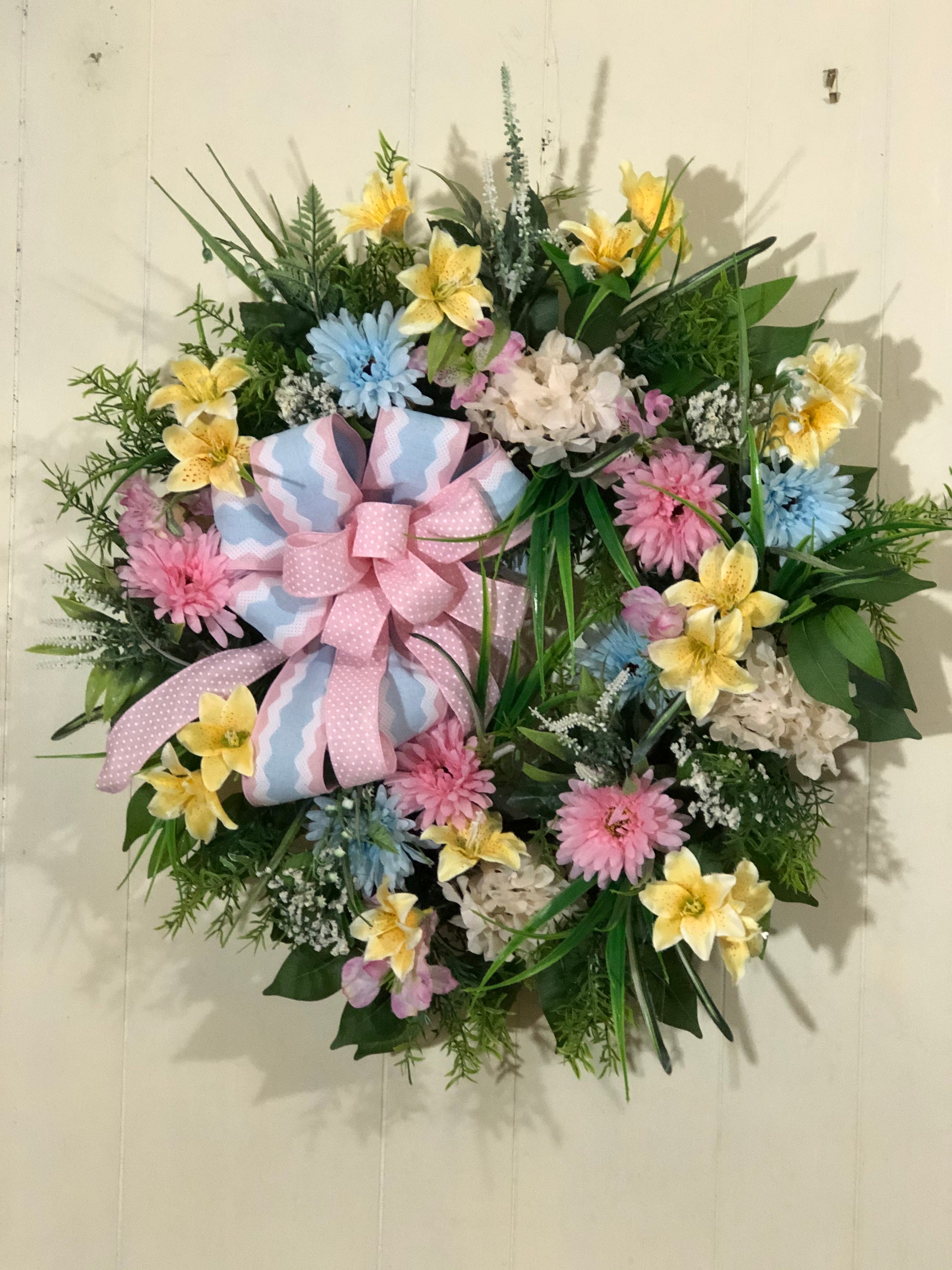 Summer Wreath Front Door Spring Wreath Summer Door Wreath | Etsy