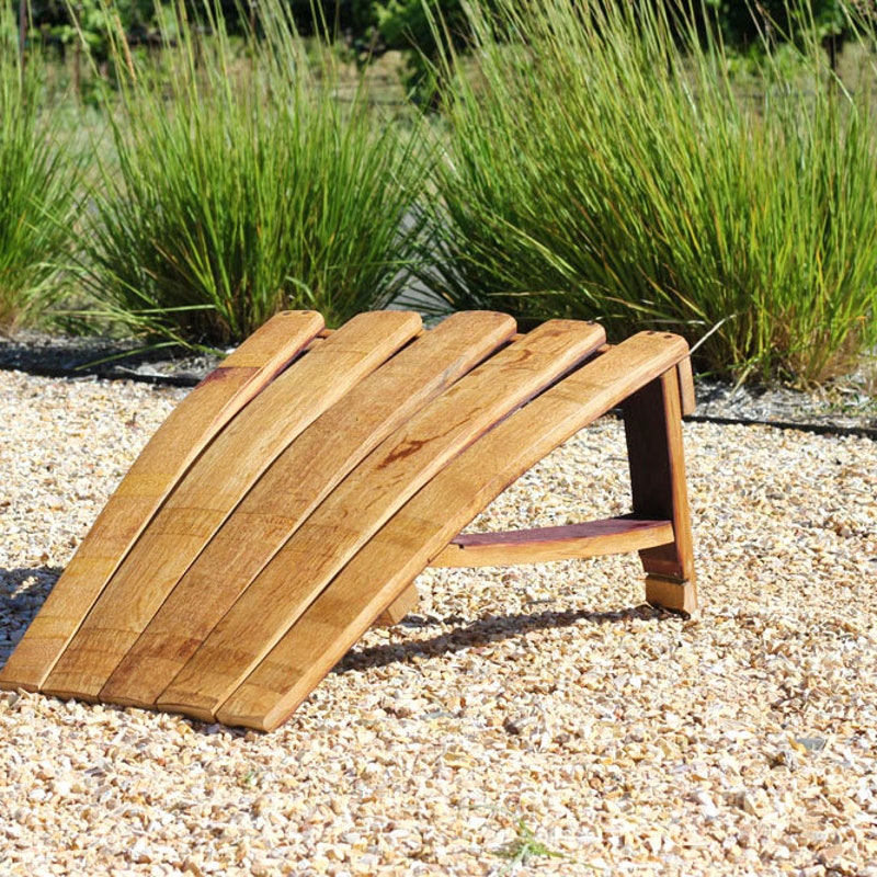 Whiskey Barrel Footrest - Etsy