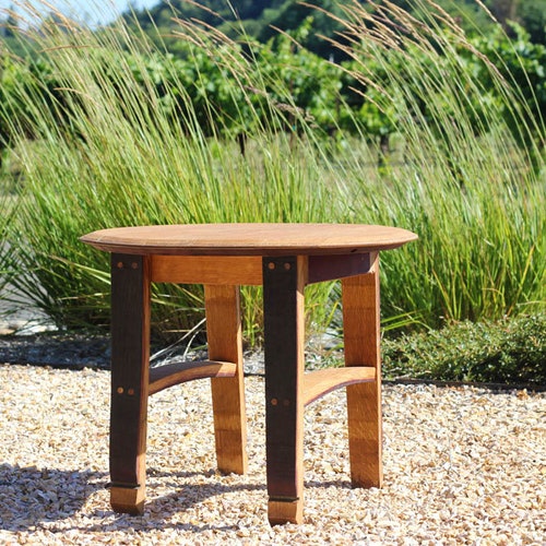 Wine Barrel Side Table Kit - Etsy