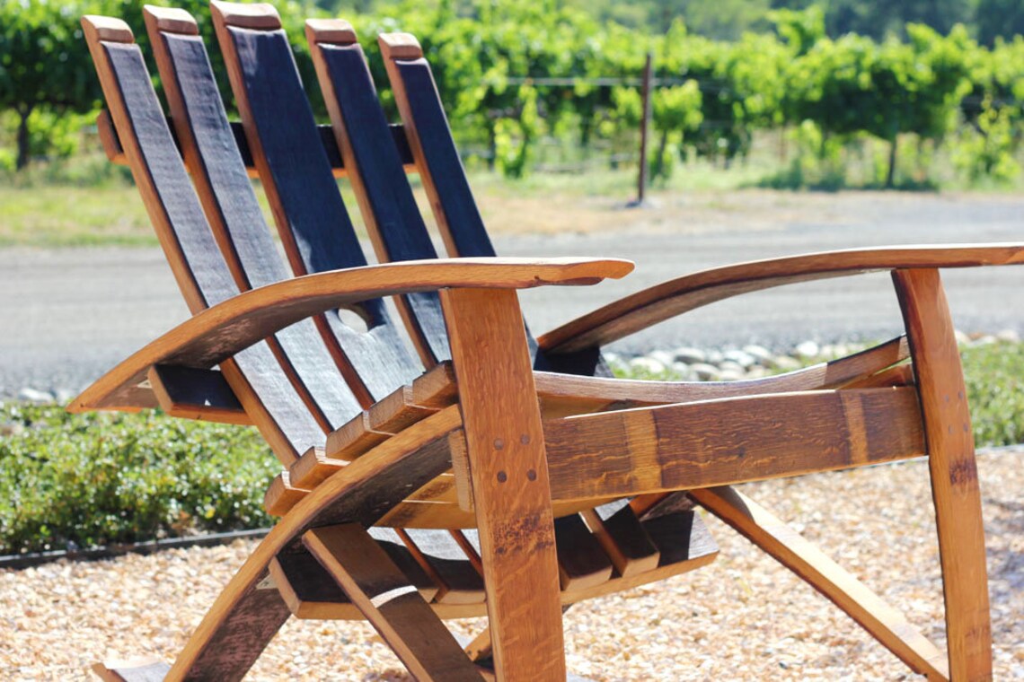 Wine Barrel Rocking Chair - Etsy