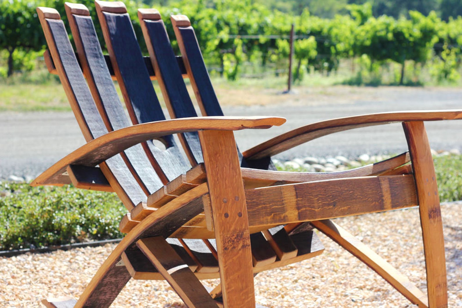 Wine Barrel Rocking Chair - Etsy