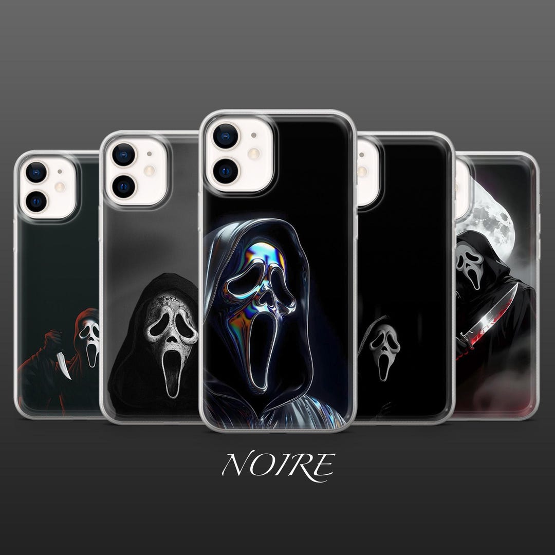 Scream Phone Case Horror Movie Ghostface Cover for iPhone 17pro, 16, 15 ...