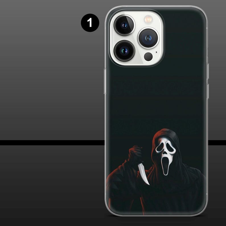 Scream Phone Case Horror Movie Ghostface Cover for iPhone 17pro, 16, 15 ...