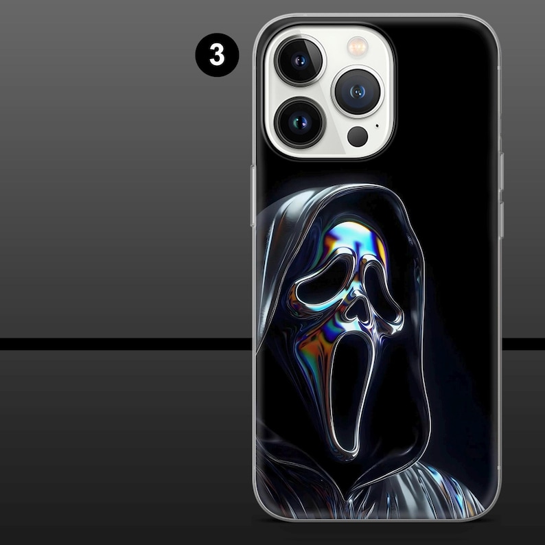 Scream Phone Case Horror Movie Ghostface Cover for iPhone 17pro, 16, 15 ...
