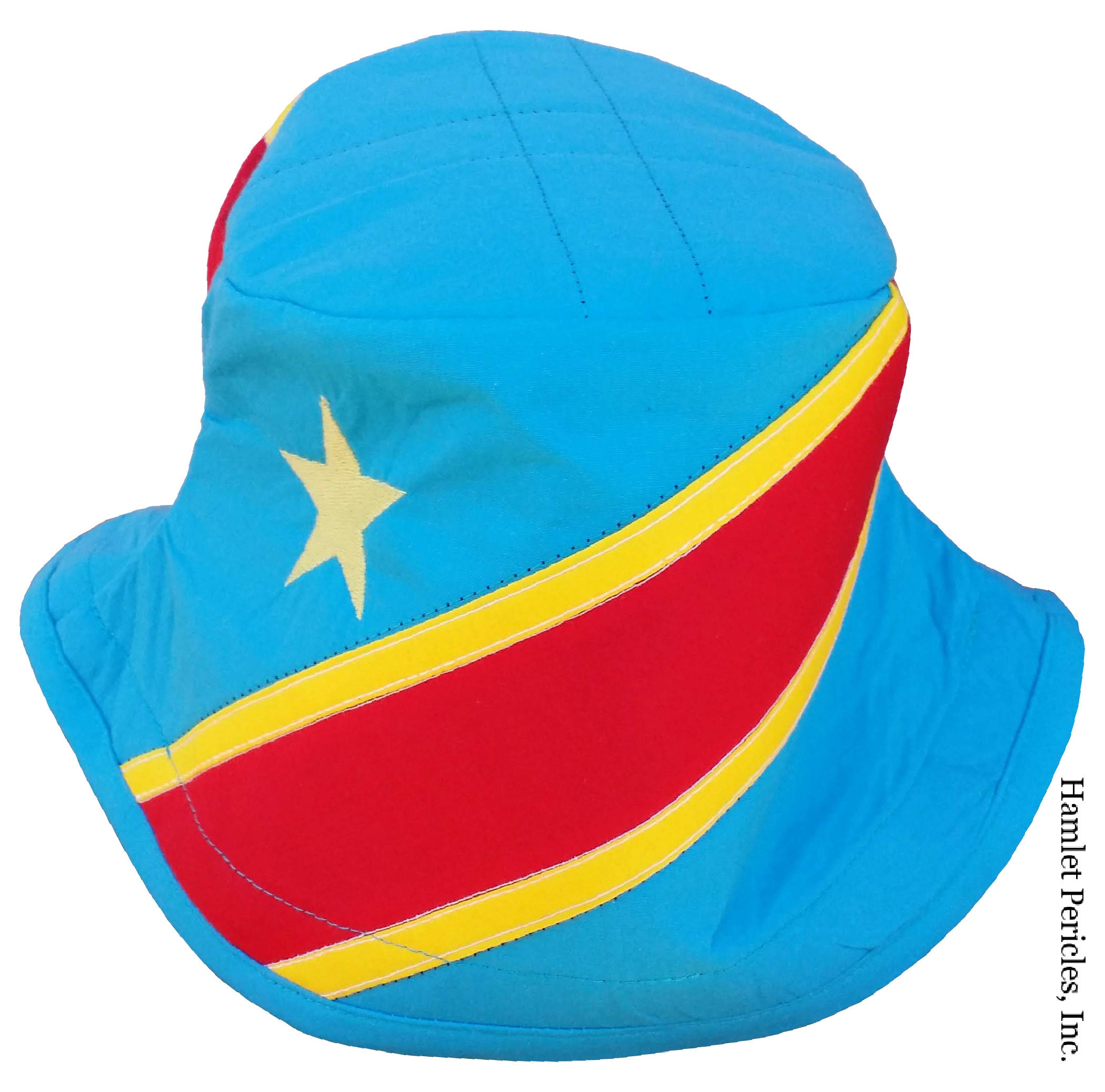 Congo Flag Bucket Hat DR Congo Flag Hat Congolese - Etsy