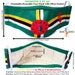 Dominica Flag Face Mask W/ Filter Pocket Dominican Mask Reusable Cotton ...