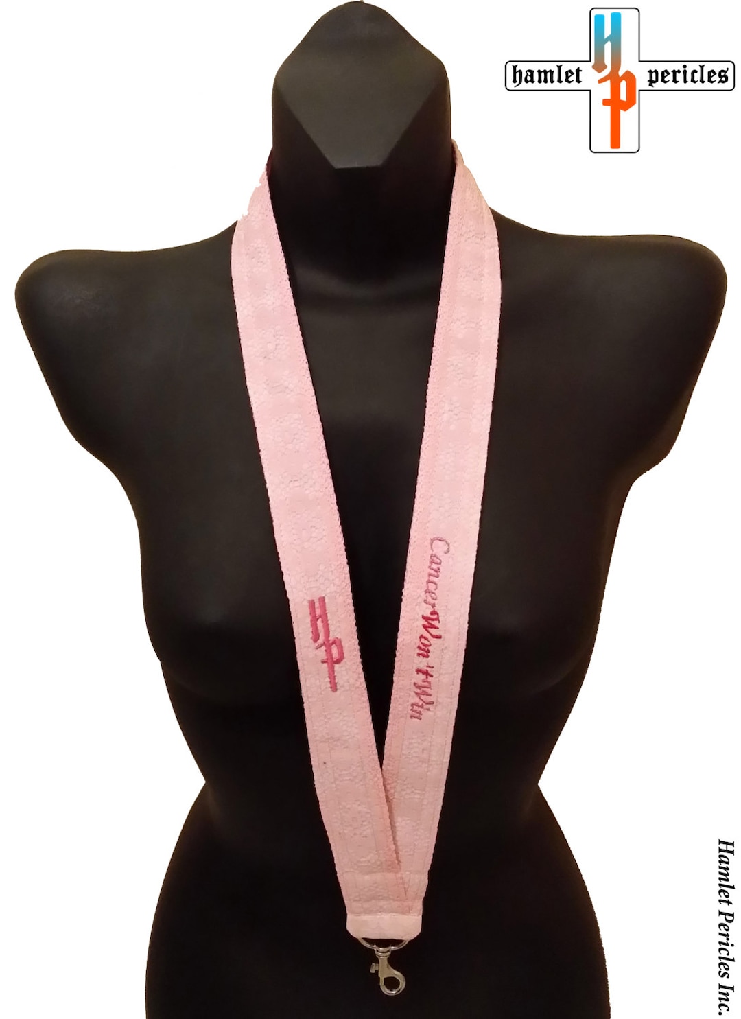 Pink Cotton Lace Lanyard Cancer Won't Win Pink Lace - Etsy