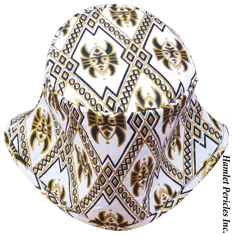 African Wax Print Unisex Bucket Hat / African Symbol / African Mask ...