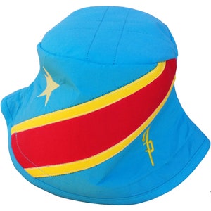 Congo Flag Bucket Hat | DR Congo Flag Hat | Congolese | Country Hat ...