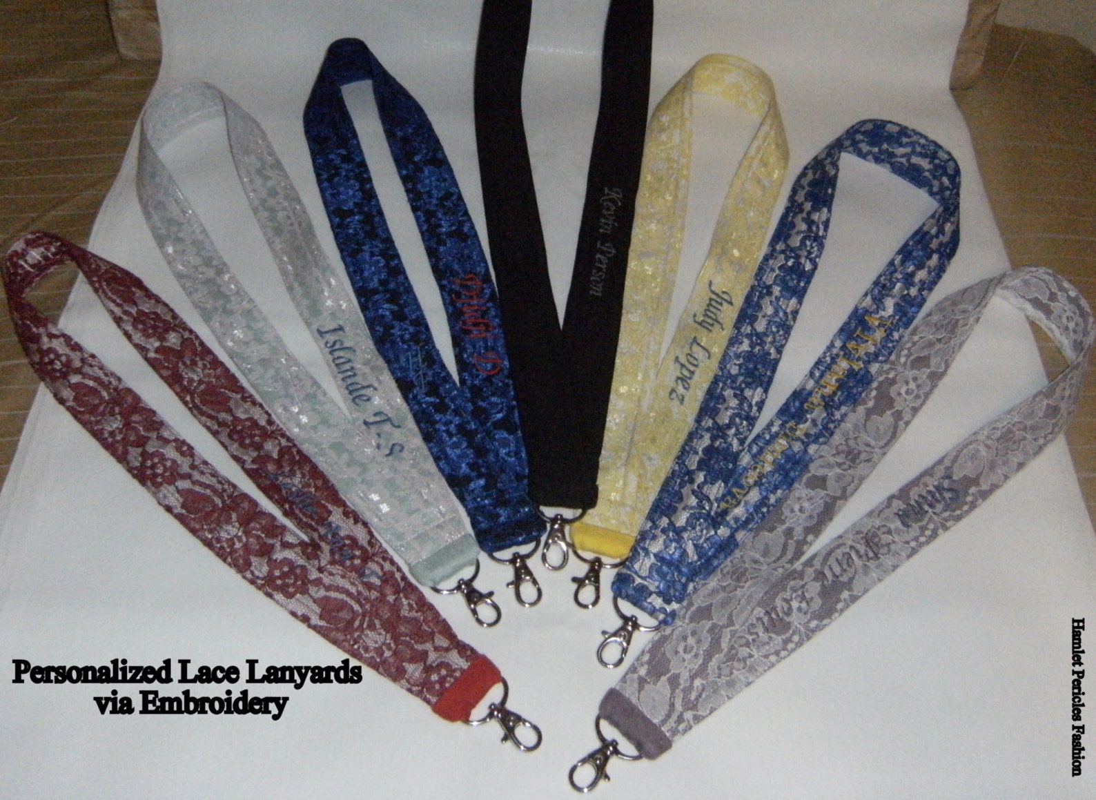 Purple Jacquard Yellow Lace Lanyard Lace Lanyard Cotton - Etsy