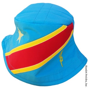 Congo Flag Bucket Hat | DR Congo Flag Hat | Congolese | Country Hat ...