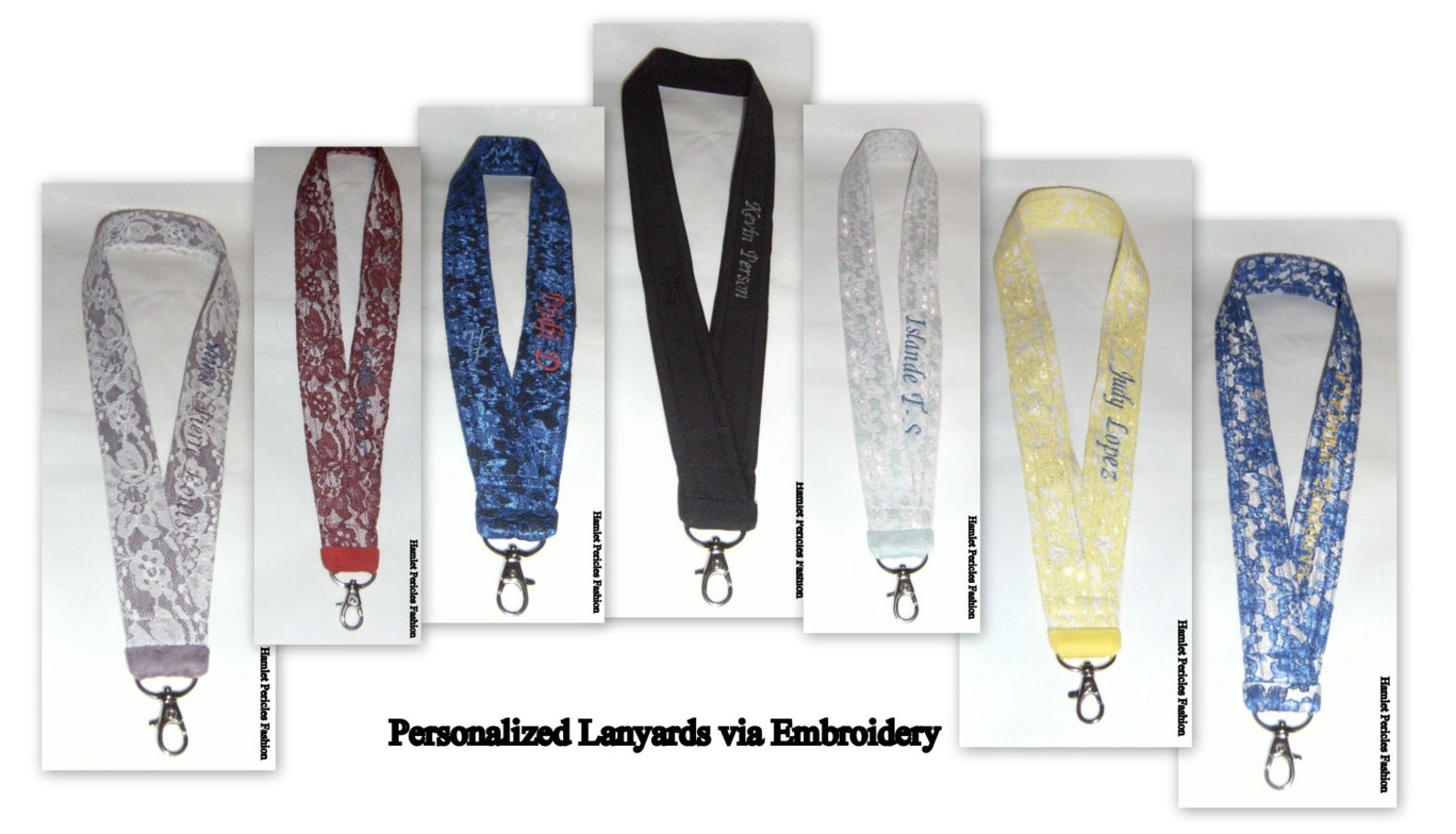Black Lanyard Fabric Lanyard Black Poly-cotton Lanyard - Etsy