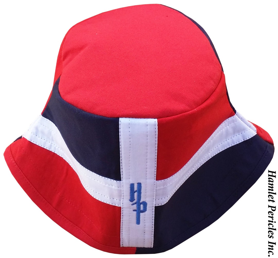 Dominican Republic Red-top Flag Bucket Hat | Dominican Hat | Hispaniola ...