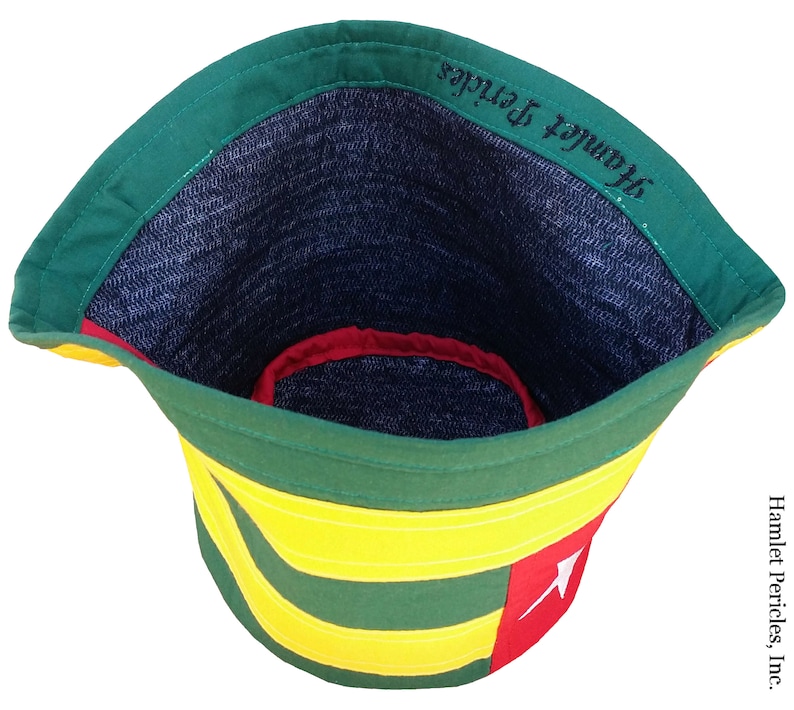 Togo Flag Bucket Hat | Togolese Flag | Africa | Star Embroidered Hat ...