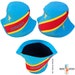 Congo Flag Bucket Hat | DR Congo Flag Hat | Congolese | Country Hat ...