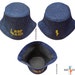 Blue Denim Unisex Bucket Hat I Rep Brazil Embroidered Hat Brazil Brasil ...