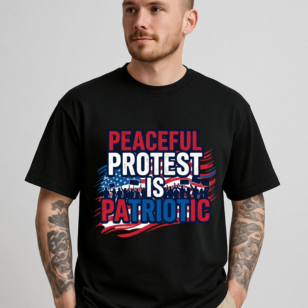 Peaceful Protest is Patriotic Shirt Sweatshirt, American Activist Tee ...
