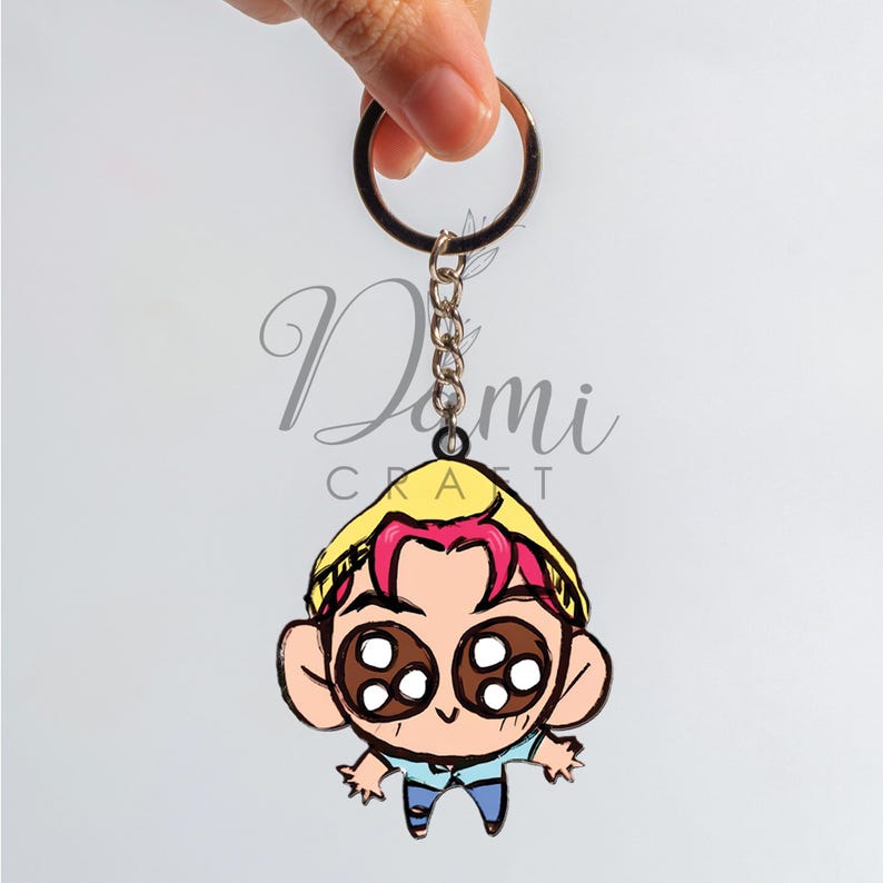 Kpop Demon Hunters Keychain Kawaii Saja Boys Huntrix Double-sided ...