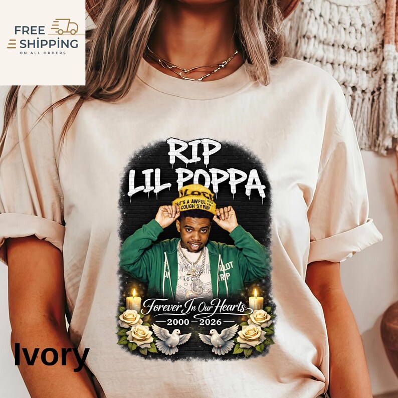 Lil Poppa Shirt, Lil Poppa Memorial Shirt, Forever in Our Hearts T ...