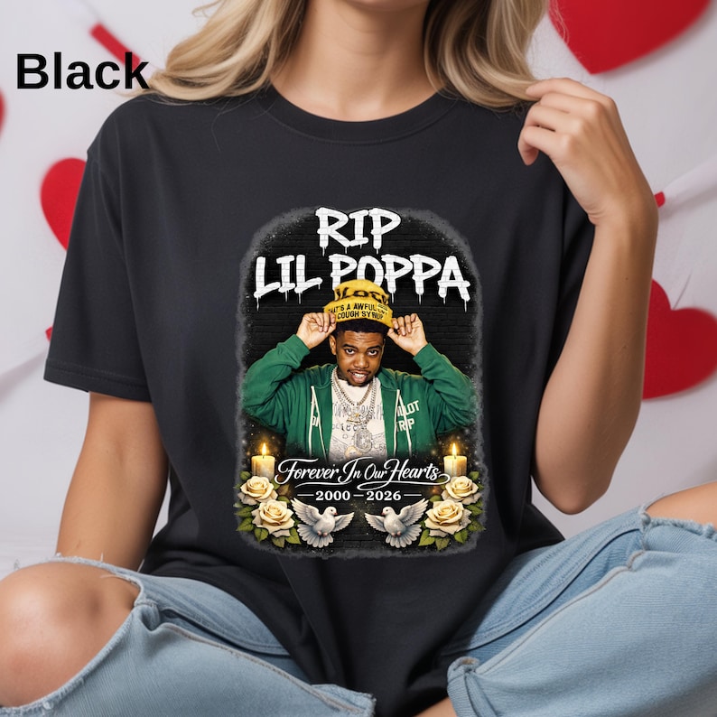 Lil Poppa Shirt, Lil Poppa Memorial Shirt, Forever in Our Hearts T ...