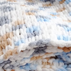 Easy Alize Puffy Blanket Pattern, Loop Yarn, Digital Crochet PDF ...
