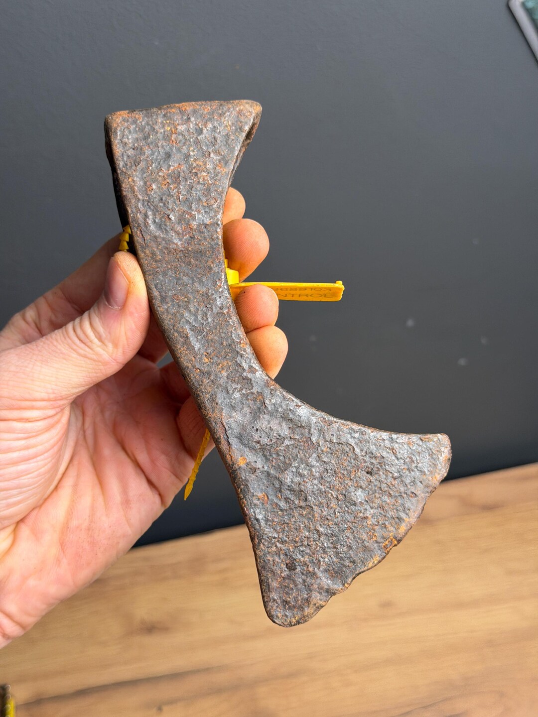 Ancient Iron Ax Head With Ornament – Early Medieval Kievan Rus, Viking ...