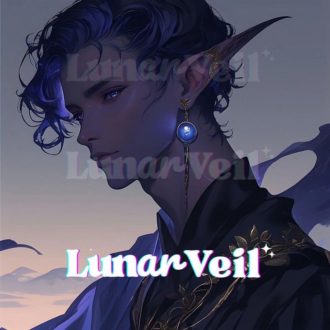 Celestial Incubus Guardian Spirit - Lunar Veil Shadow Guide - Etsy