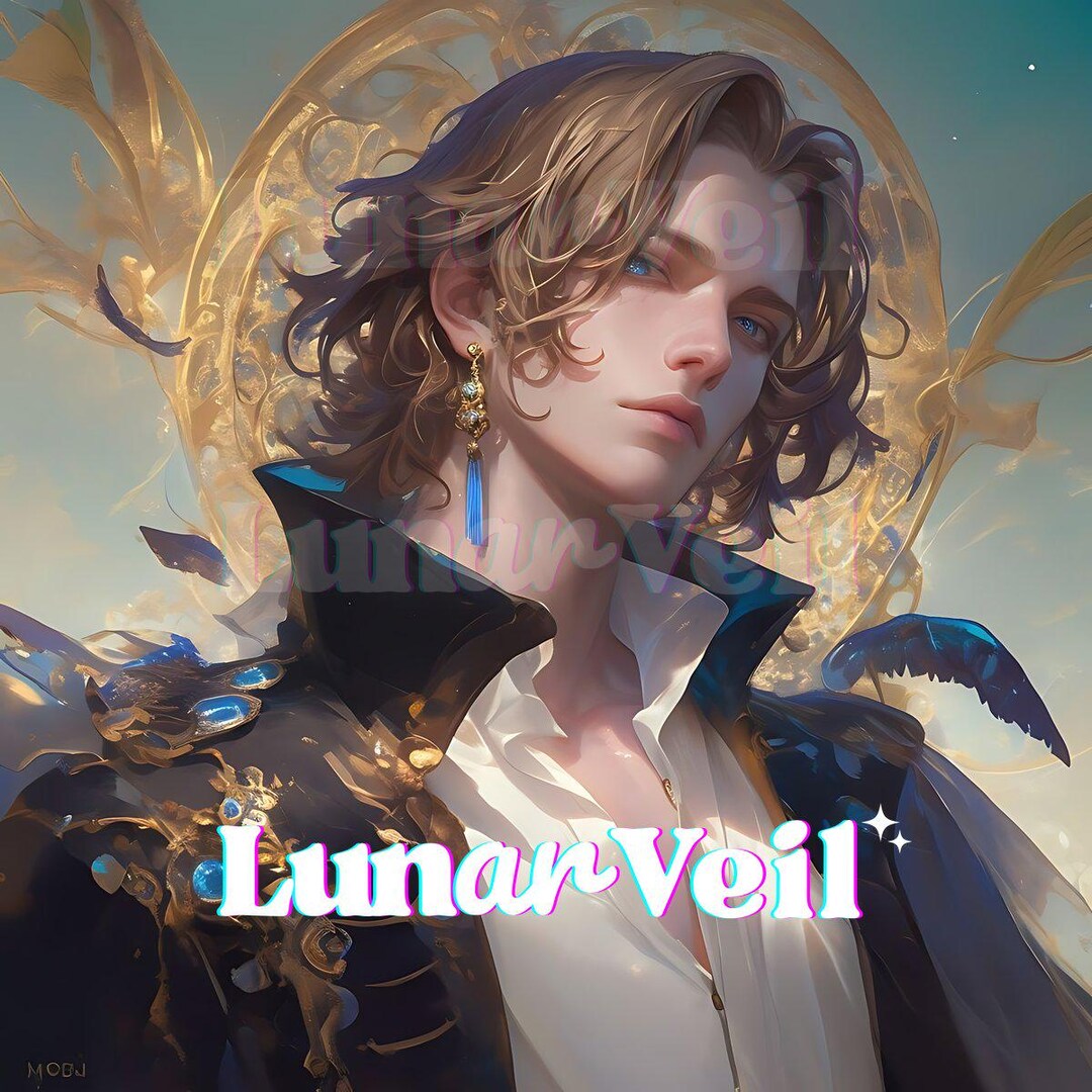Celestial Incubus Spirit Companion: Lunar Veil Binding, Mystical Night ...