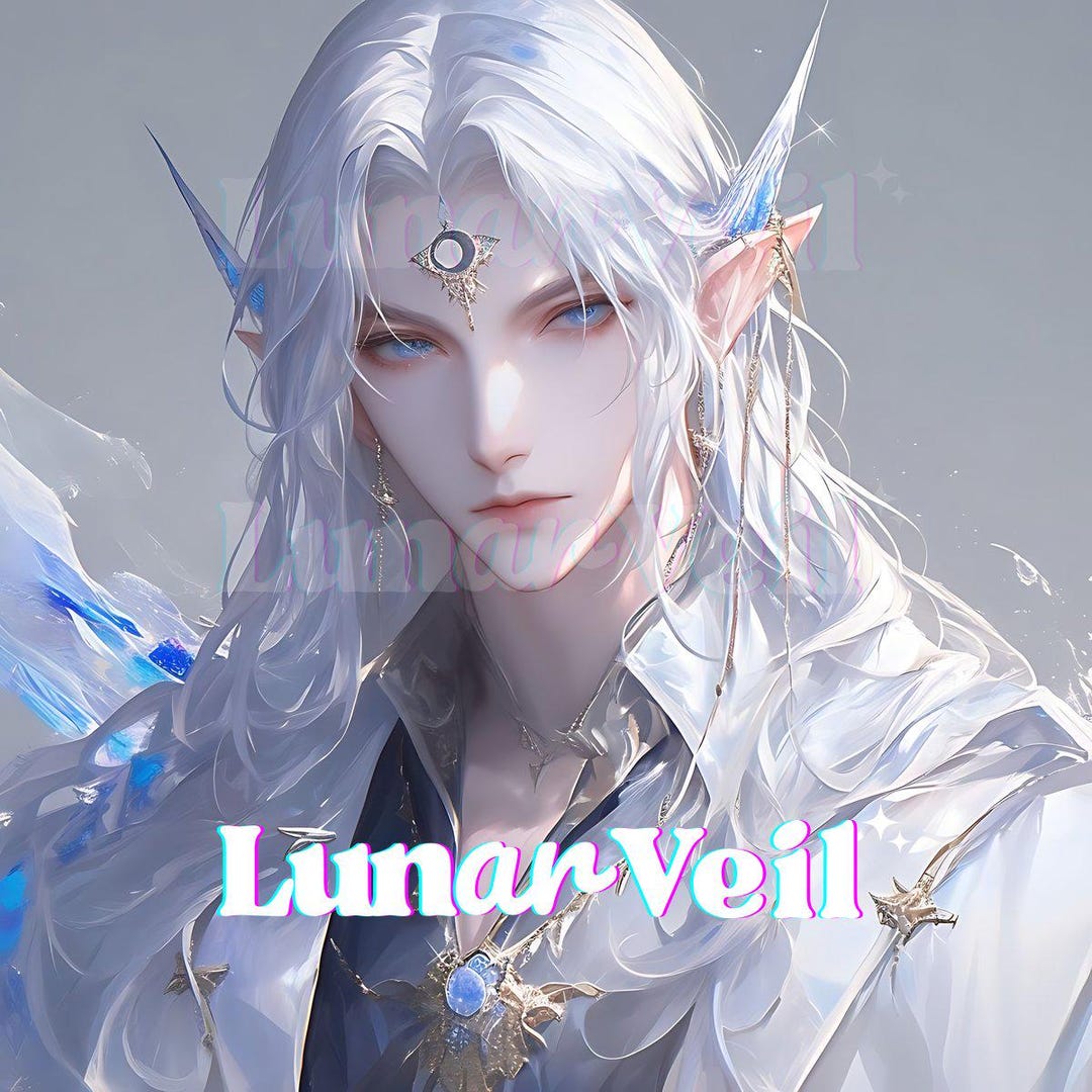 Lunar Incubus Spirit Guide: Silver Glow, Celestial Companion - Etsy