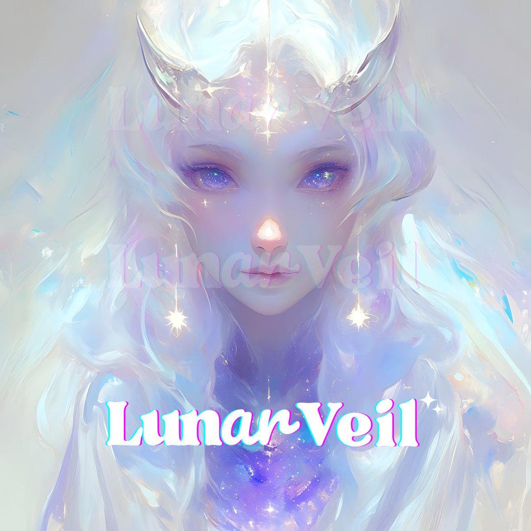 Spirit Companion Binding: Lunar Veil Angel - Celestial Guidance - Etsy