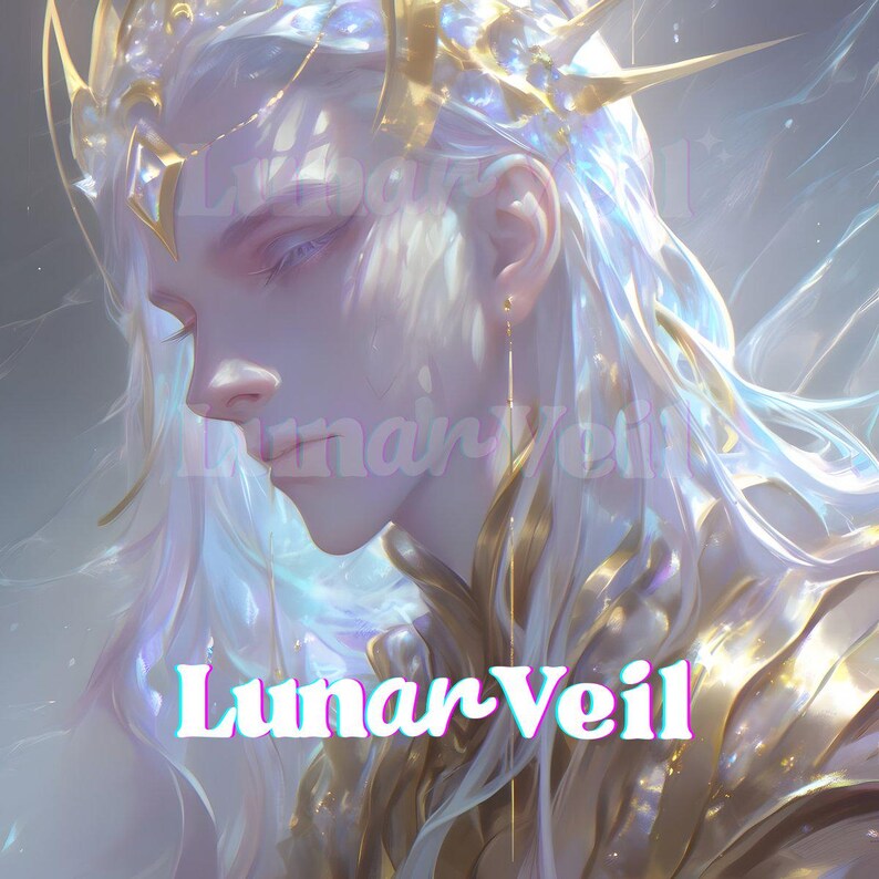 Spirit Companion: Lunar Guardian With Radiant Silver Light - Calm and ...