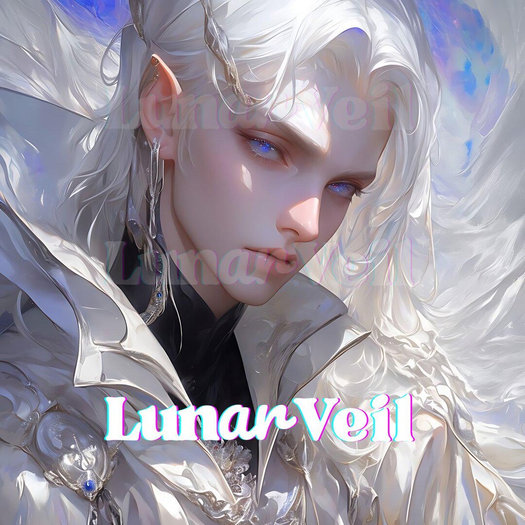 Luminous Incubus Spirit Guide: Lunar Veil Glow, Celestial - Etsy