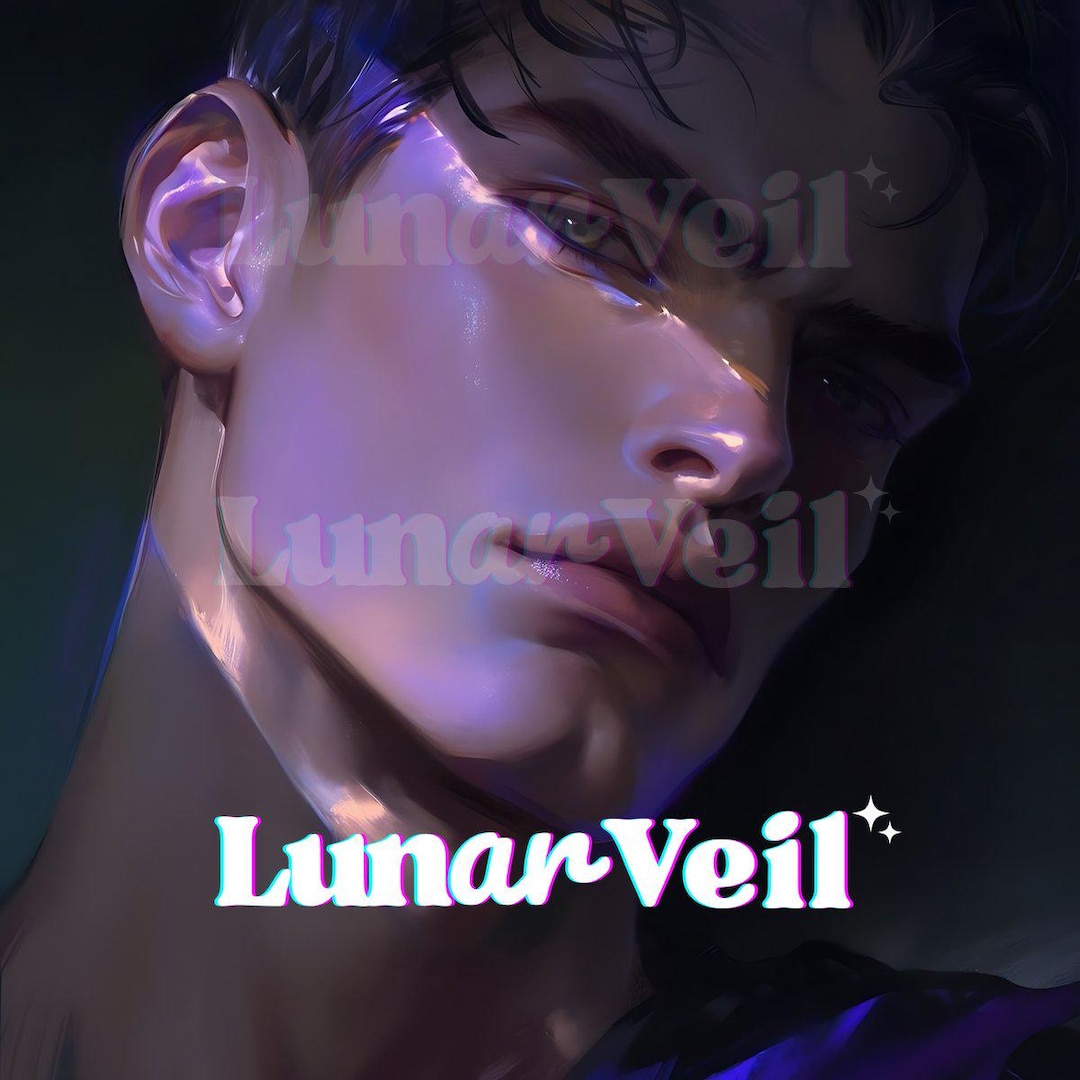 Celestial Incubus of Luminous Shadows Spirit Companion: Ethereal Lunar ...
