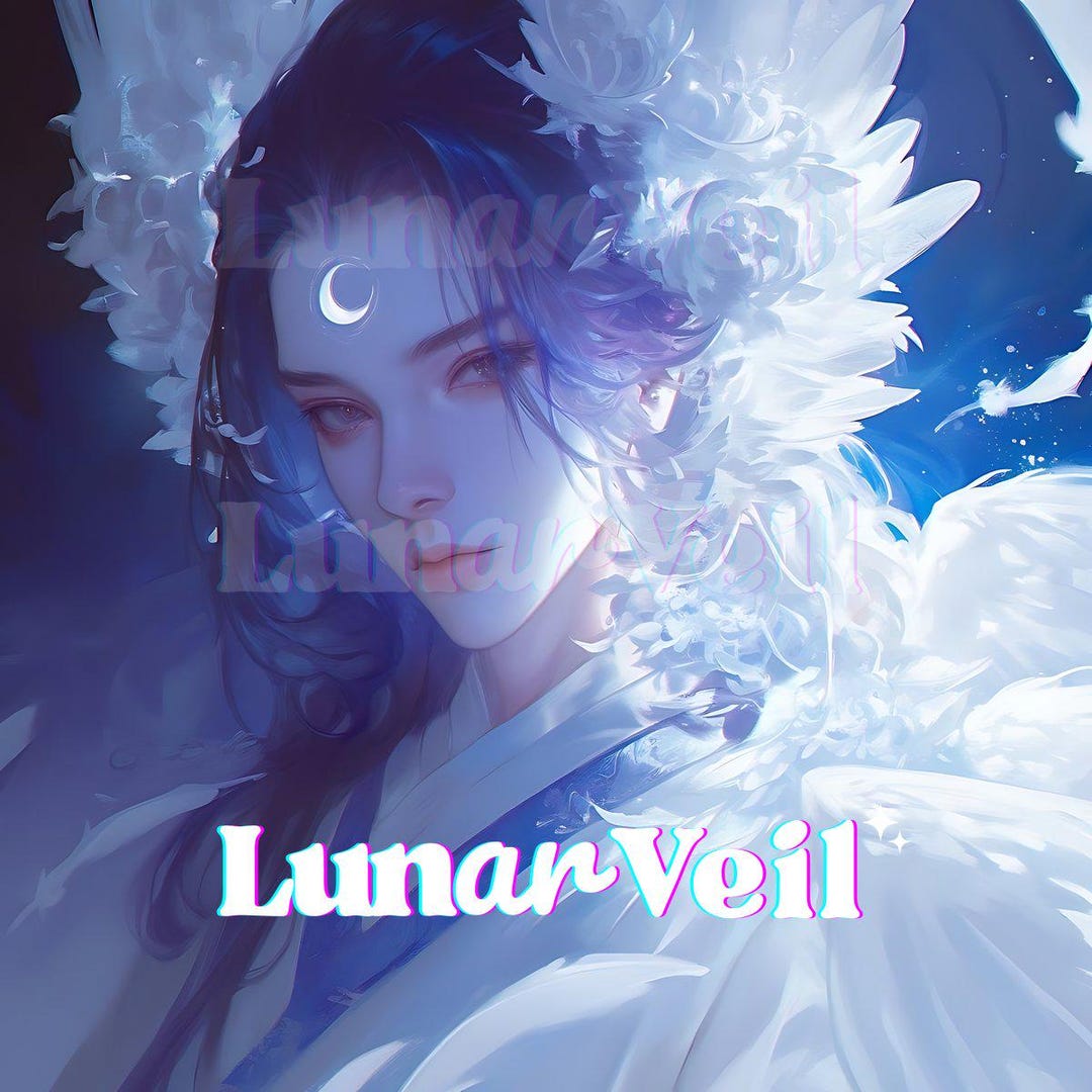 Watcher Angel Spirit Companion: Lunar Veil and Psychic Insight ...