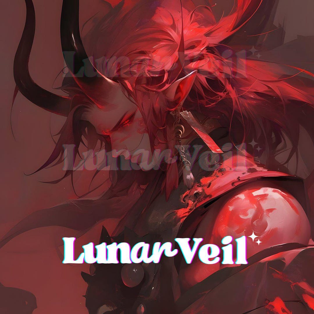 Abyssal Oni Guardian Spirit: Crimson Shadow - Etsy