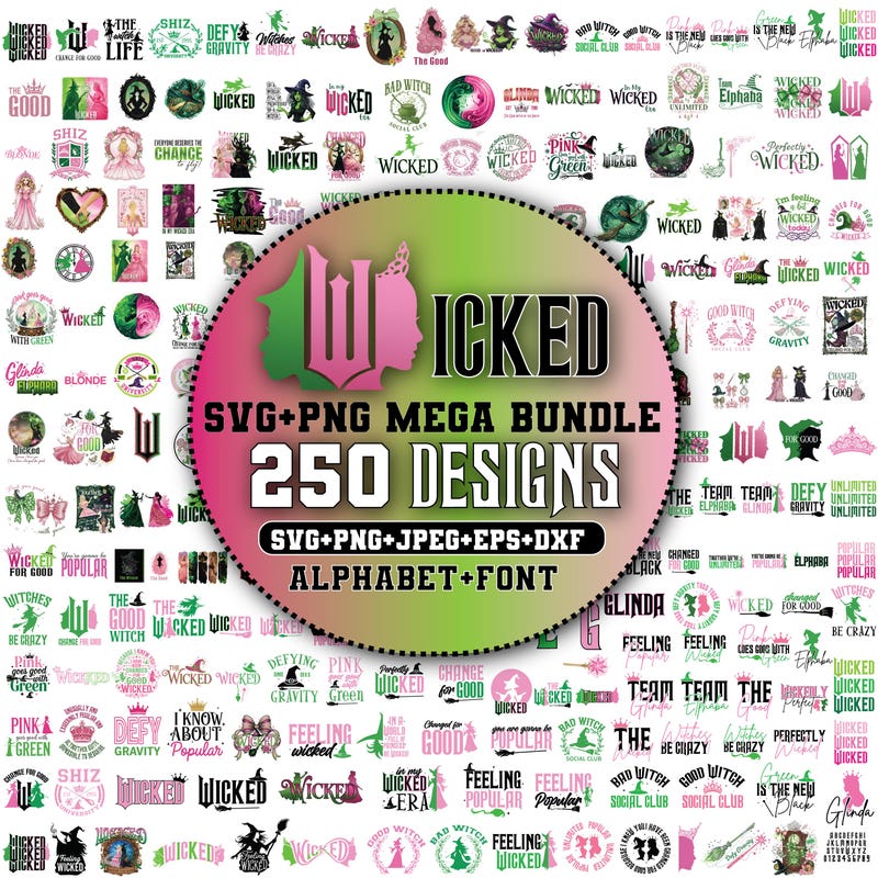 Wicked Crafts Template - Etsy UK