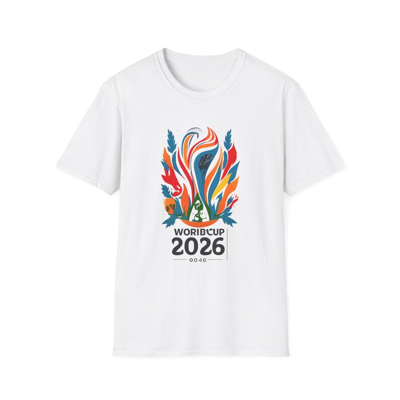 World Cup 2026 Abstract Flame Emblem T-shirt | Soccer Tournament Tee - Etsy