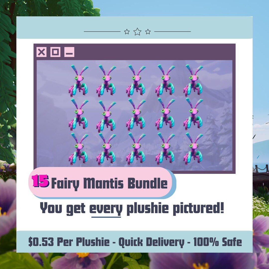 Palia Plushies - 15 NEW Fairy Mantis - Fast Delivery! - Etsy
