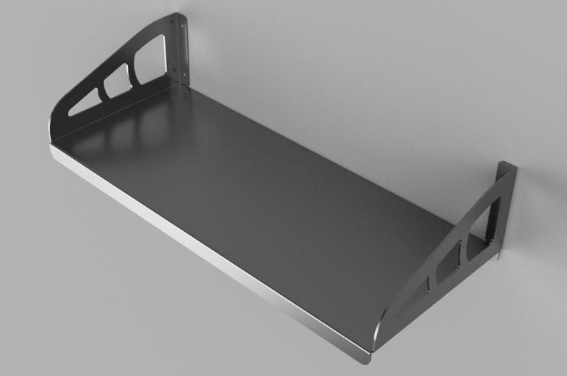 Hand Bend Metal Shelf DXF, SVG - Etsy