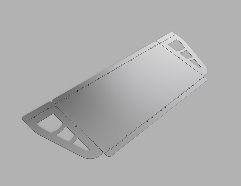 Hand Bend Metal Shelf DXF, SVG - Etsy