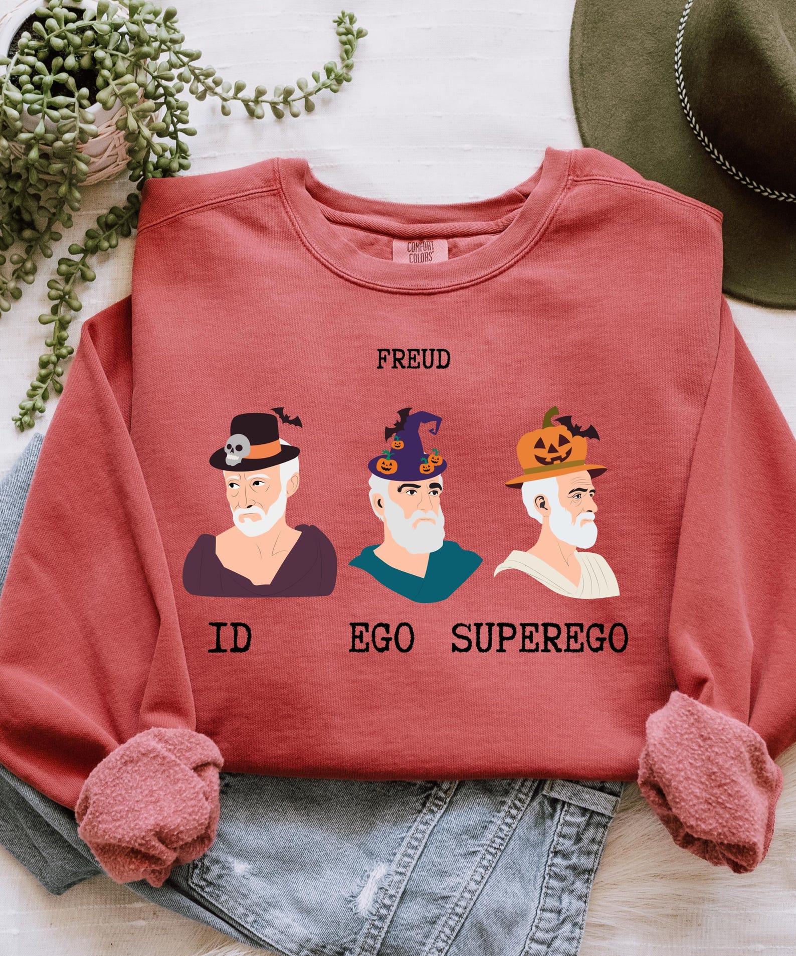 Sigmund Freud Shirt,psychology Shirt,comfort Colors,id Ego Superego - Etsy