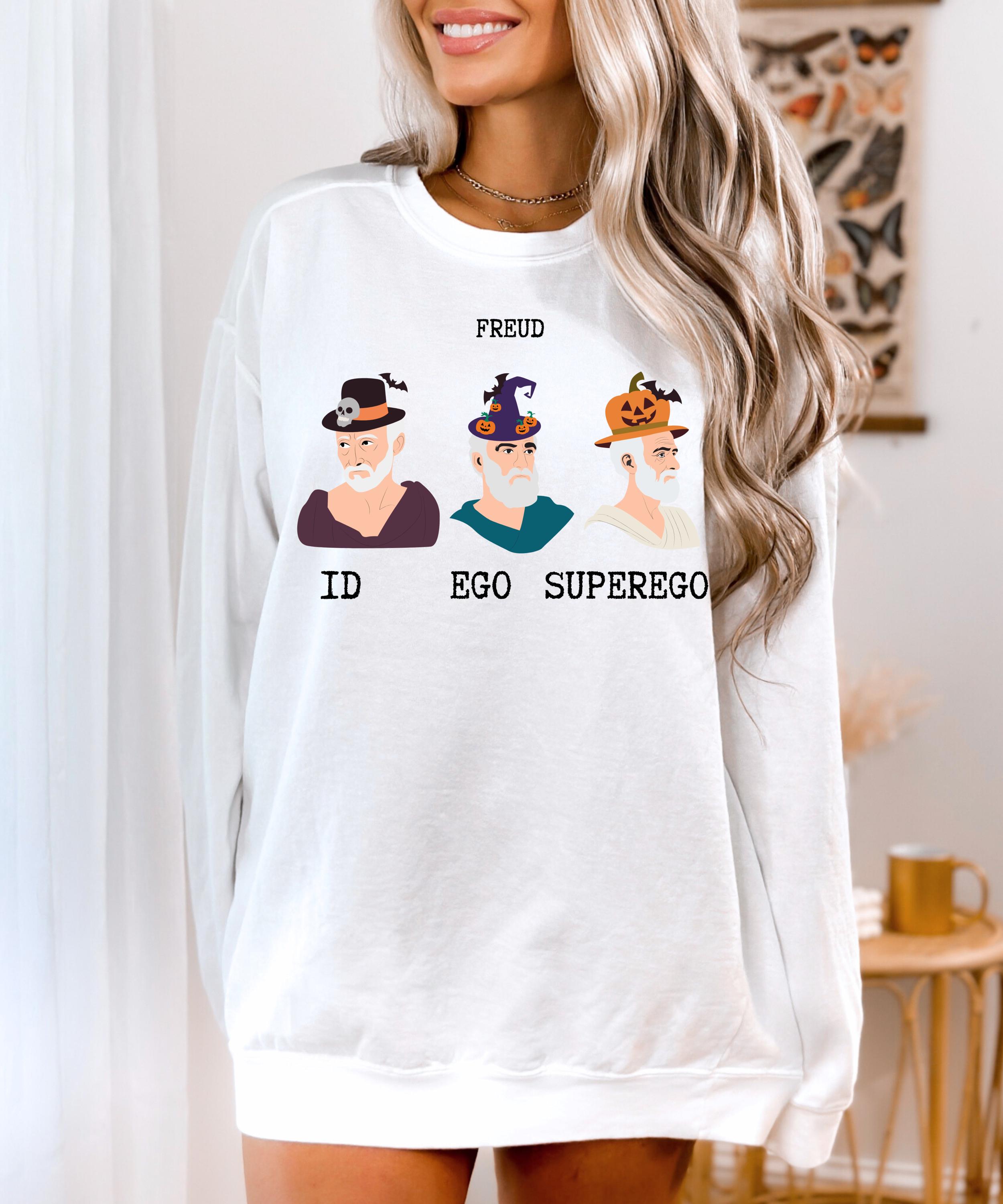 Sigmund Freud Shirt,psychology Shirt,comfort Colors,id Ego Superego - Etsy