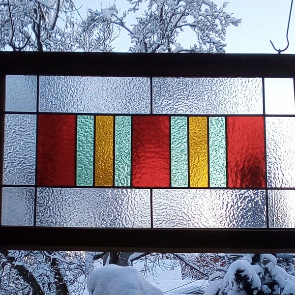 Stained Glass Transom Window - Etsy